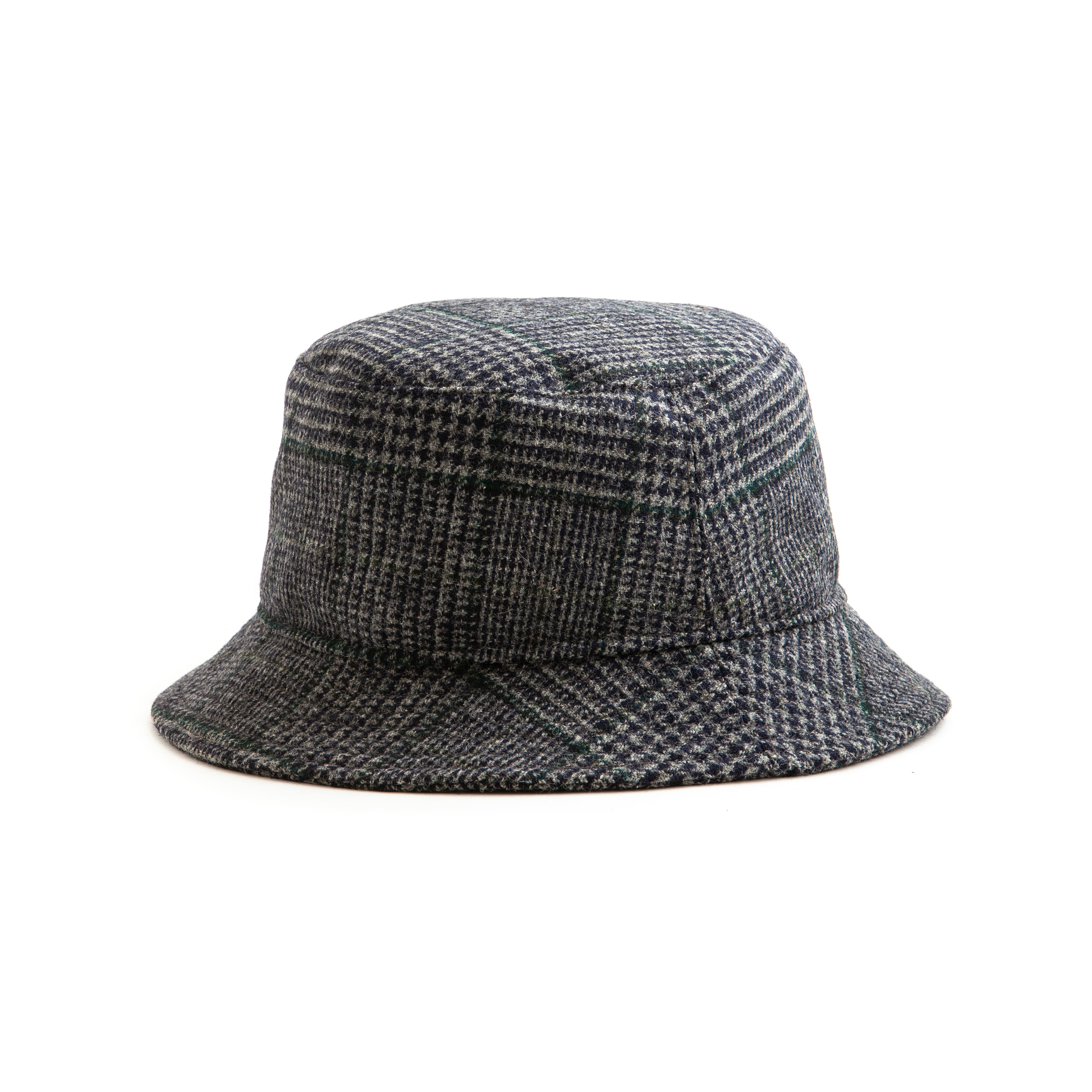 Fox Brothers Spey Bucket Hat - Smoke Tweed - Leffot