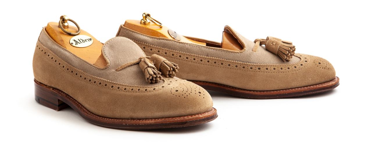 Alden x Leffot Tassel Loafer - Milkshake/Tan - Leffot
