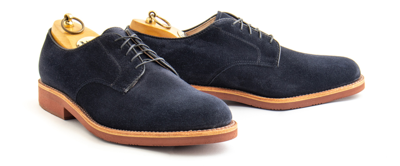 Alden x Leffot Dirty Buck - Navy Suede - Leffot