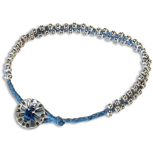 Thin Blue Line Friendship Bracelet Tutorial - Rings & Things