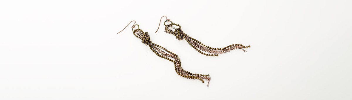 Scrap Chain Tassel Earring Tutorial - Rings & Things