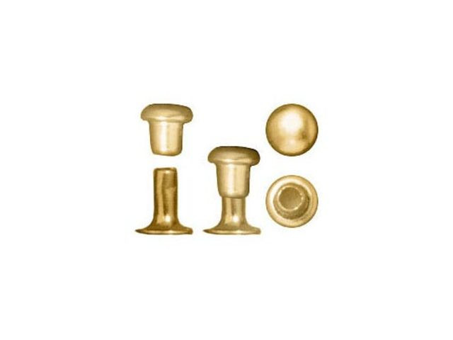 Solid Brass Rivets For Leather