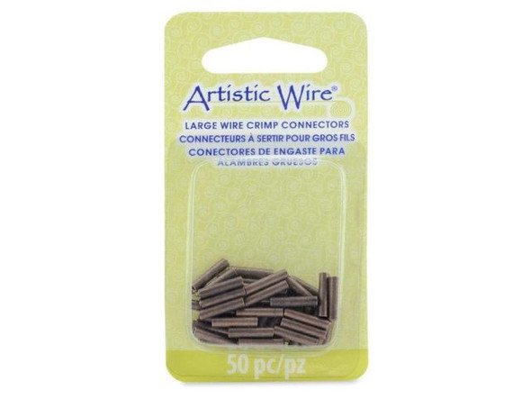 Large Crimp Tubes for Artistic Wire - Crimps & Cord Ends - Jewelry ...
