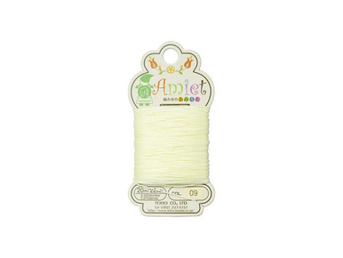 TOHO Amiet Beading Thread, Jonquil (20 Meters/22 Yards) - Rings & Things