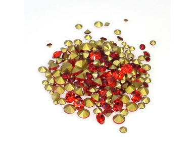 07-001-252 Stone, Chaton - Siam (July Ruby) - Rings & Things