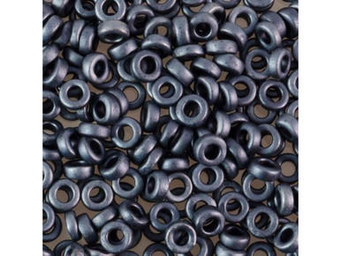 23-523-931 MIYUKI Glass Spacer Bead, 3x1.3mm - Matte Blue Grey - Rings ...