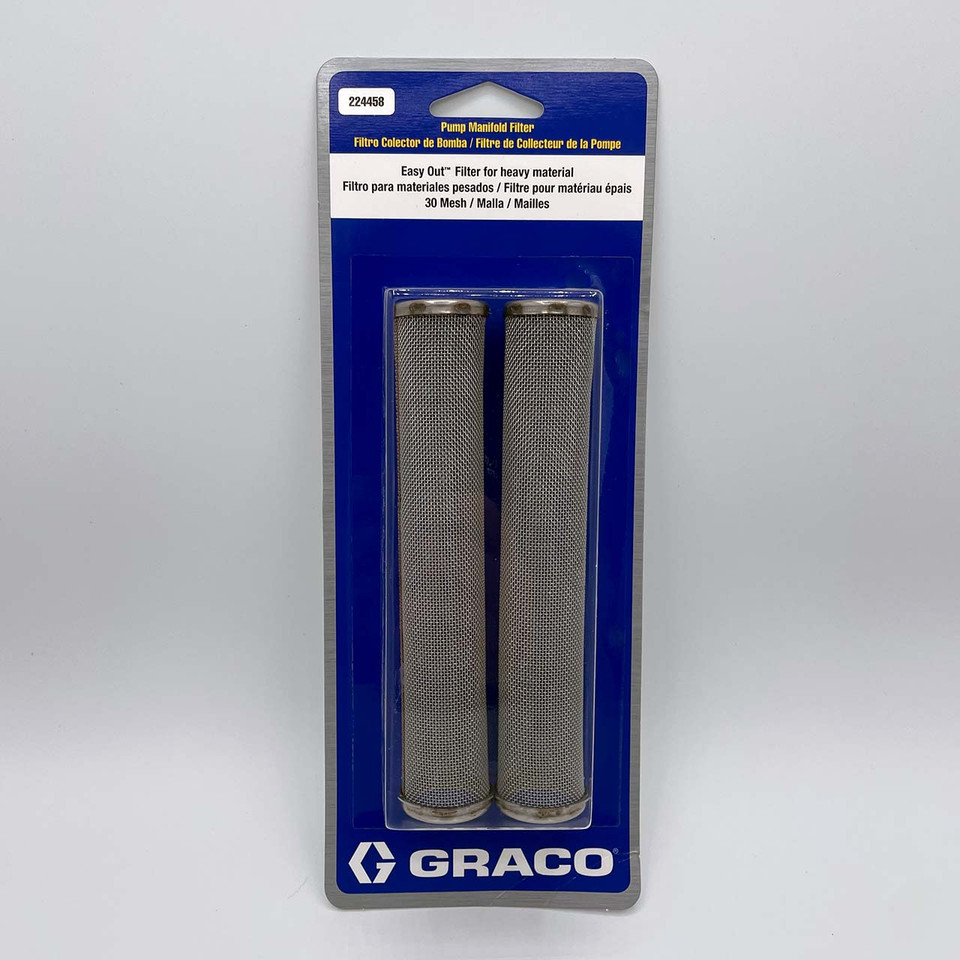GRACO MANIFOLD FILTER, LONG, 30 MESH, 2 PK