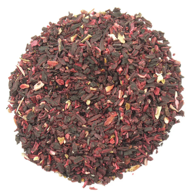 Organic Hibiscus Fine Cut Herbal Loose Tea - The Candy Emporium