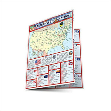 America The 50 States - Book Mark