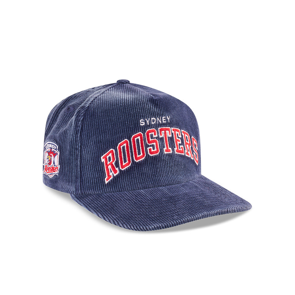 Sydney Roosters 2025 New Era OTC Corduroy Arch Golfer Cap - Roosters Shop