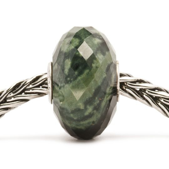Trollbeads Green Jasper Gemstone Bead - Michael Gallagher Jewelers