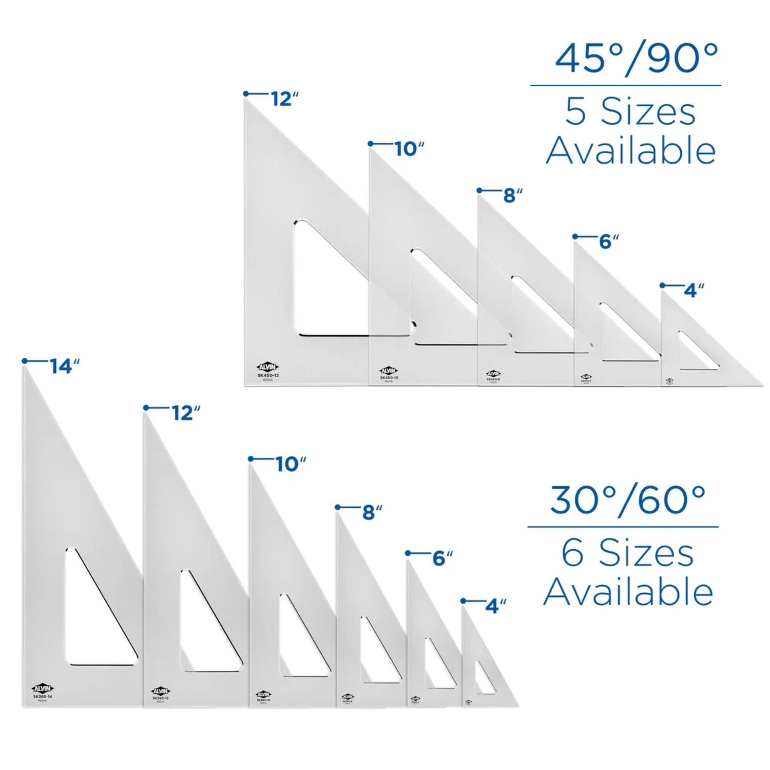 Drafting Triangles for Technical Drawing & Engineering | Drafting ...