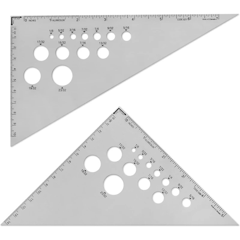 Drafting Triangles for Technical Drawing & Engineering | Drafting ...