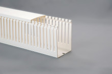 Control Panel Supply | Custom Cut WHITE High Density Wiring Duct and Cover