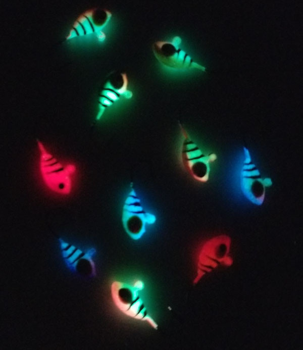 #8 Neon Glow Tiger Kit(10pcs) - Jammin Jigs