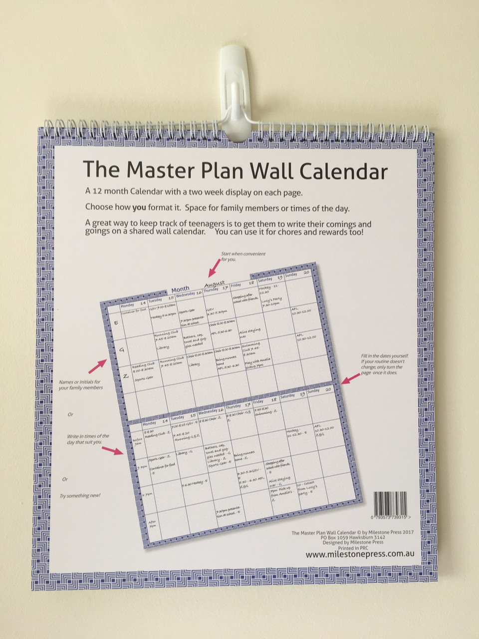 Master Wall Calendar