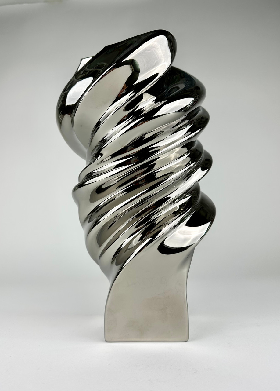Cédric Ragot Silver Squall Vase - Russell Brightwell