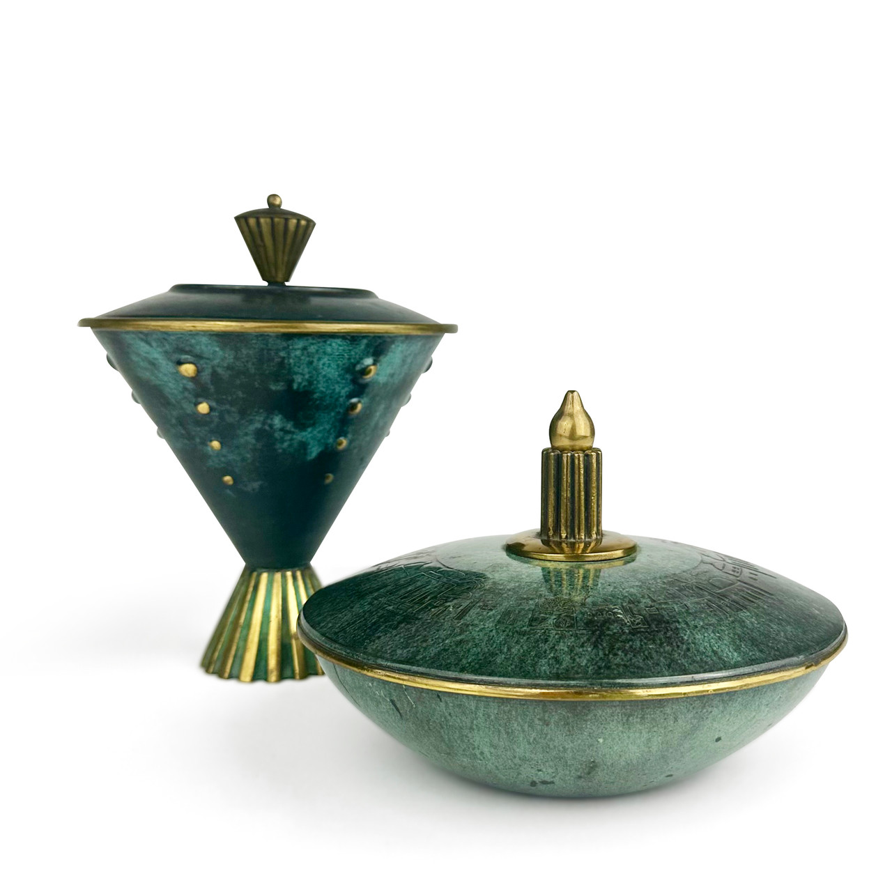 Pal-Bell Bronze Lidded Bowl