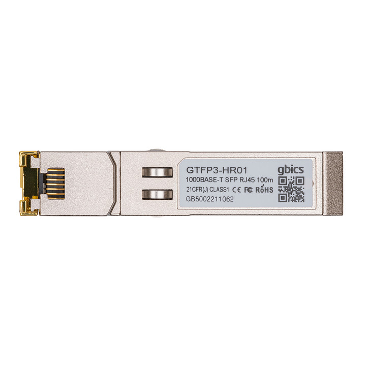 J8177D - HP Aruba Compatible 1000BASE-T SFP Copper RJ-45 100m Transceiver Module - GBICS.com