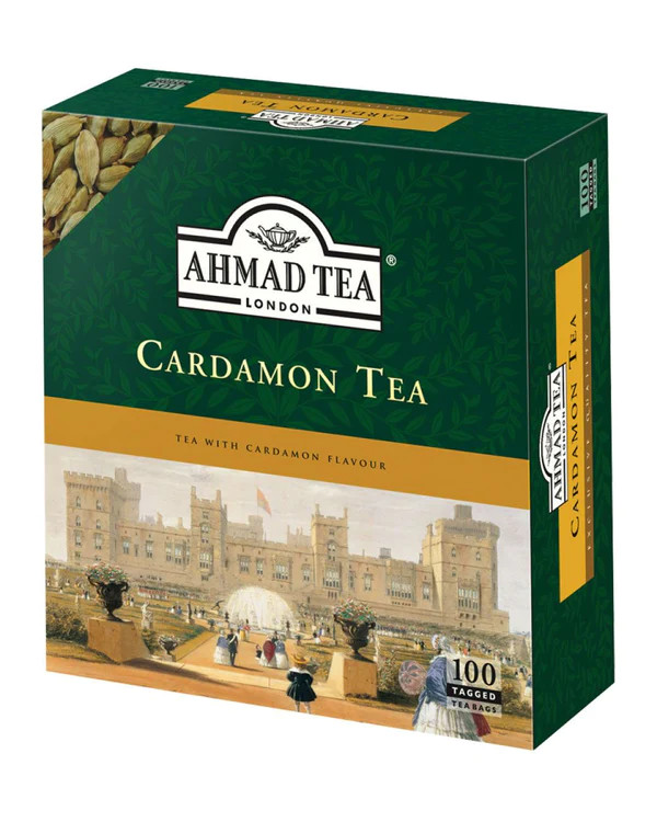 AHMAD TEA CARDAMON 100 BAGS شاي أحمد بالهيل - Ammo Delivers Birmingham