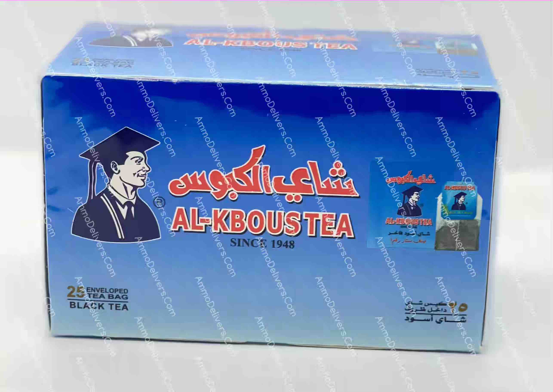 AL-KBOUS BLACK TEA 25 BAGS 50G - شاي الكابوس اسود أكياس
