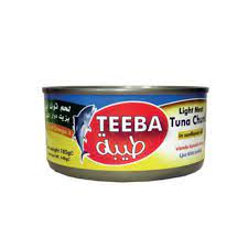 TEEBA WHITE TUNA IN SUNFLOWER OIL 160G - Ammo Delivers Birmingham
