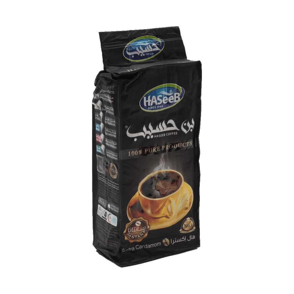 HASEEB COFFEE EXTRA CARDAMOM 200G - بن الحسيب هال إكسترا - Ammo ...