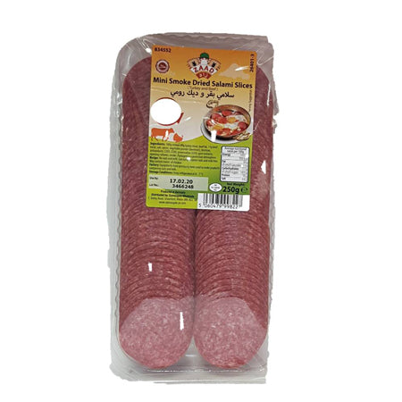 ZAAD MINI SMOKE DRIED SALAMI SLICES 200G - Ammo Delivers Birmingham