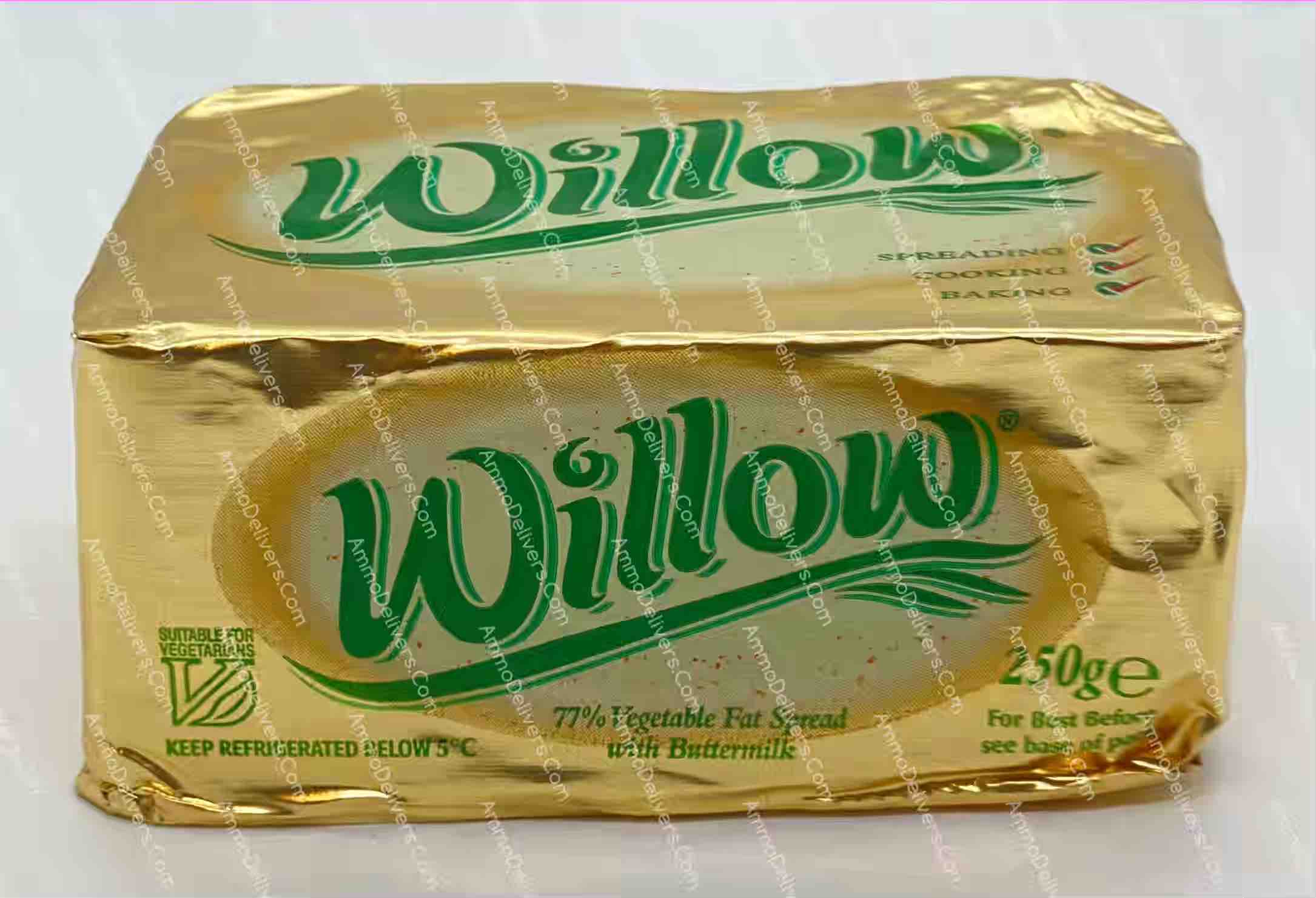 WILLOW 77% VEGETABLE FAT SPREAD WITH BUTTER MILK 250G - ويلو زبدة ...
