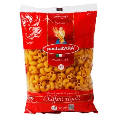 ZARA - Pasta No.55 Chifferi Rigati, 500g زارا - معكرونة رقم 55 شيفيري ...