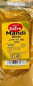 SOFRA MANDI SPICES 100G بهارات مندي - Ammo Delivers Birmingham