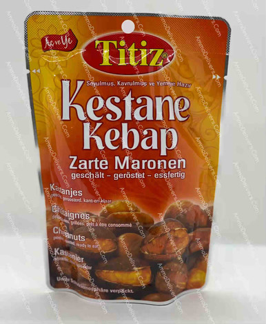 TITIZ PEELED ROASTED CHESTNUTS 125G - تيتيز كستناء محمصة