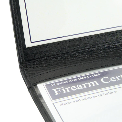 Double Shotgun Firearm Certificate Wallet / Holder: 4 Colours