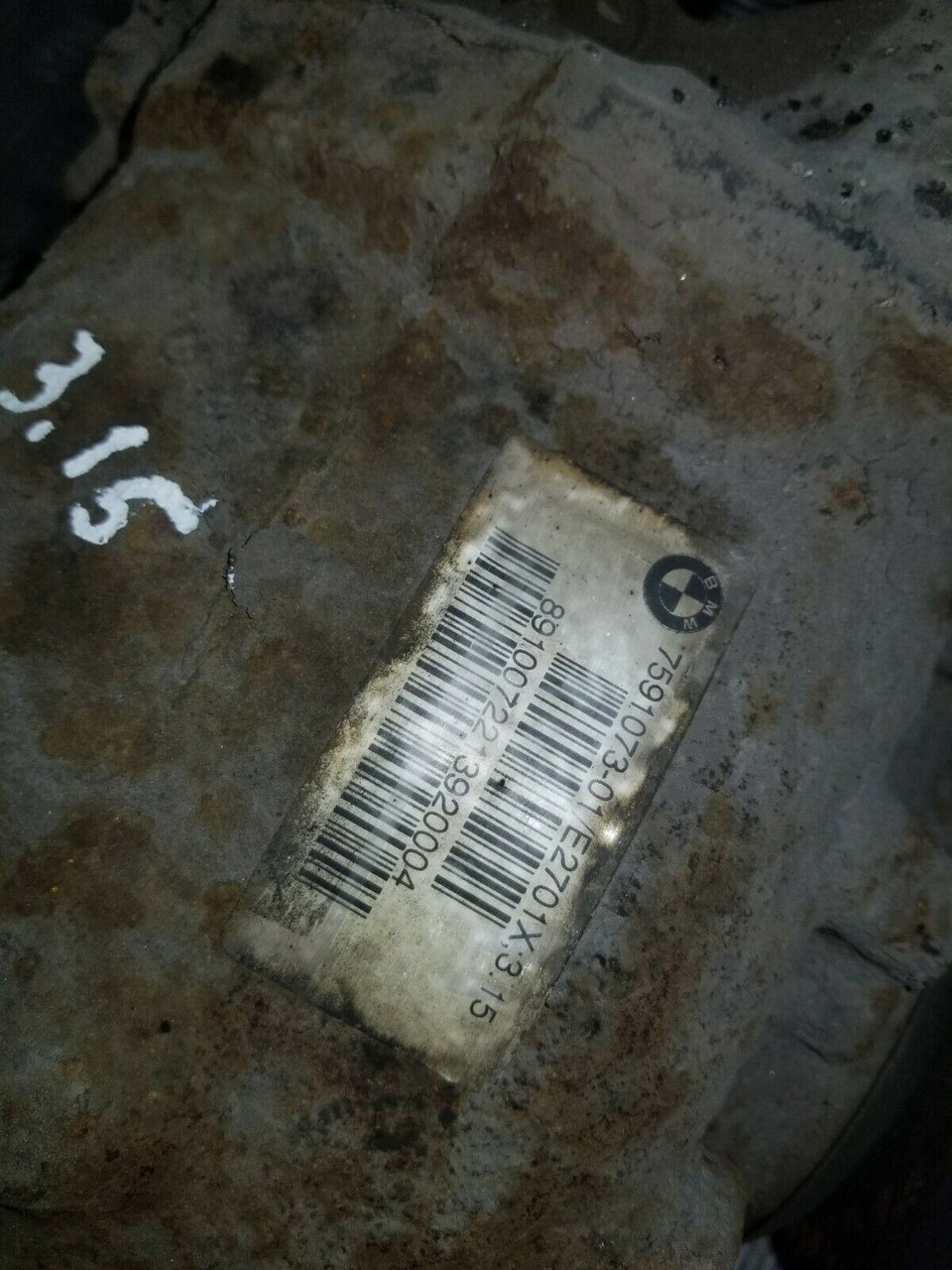 BMW 320D REAR DIFF DIFFERENTIAL M SPORT LCI N47 6 SPEED MANUAL FACELIFT ...