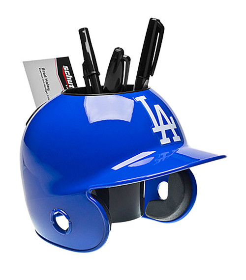 Los Angeles Dodgers Desk Caddy MLB Mini Batting Helmet - Venom Collectibles