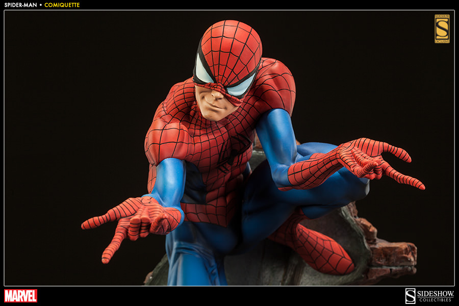 Sideshow Spider-Man Comiquette "J. Scott Campbell" Excl. Statue - Venom ...