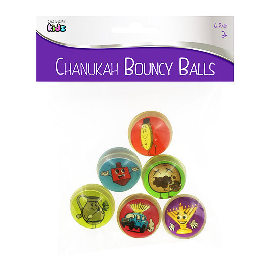 Kid's Chanukah Gifts - Hanukkah Characters Bouncing Ball