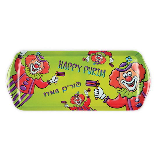 Happy Purim Melamine Serving Tray