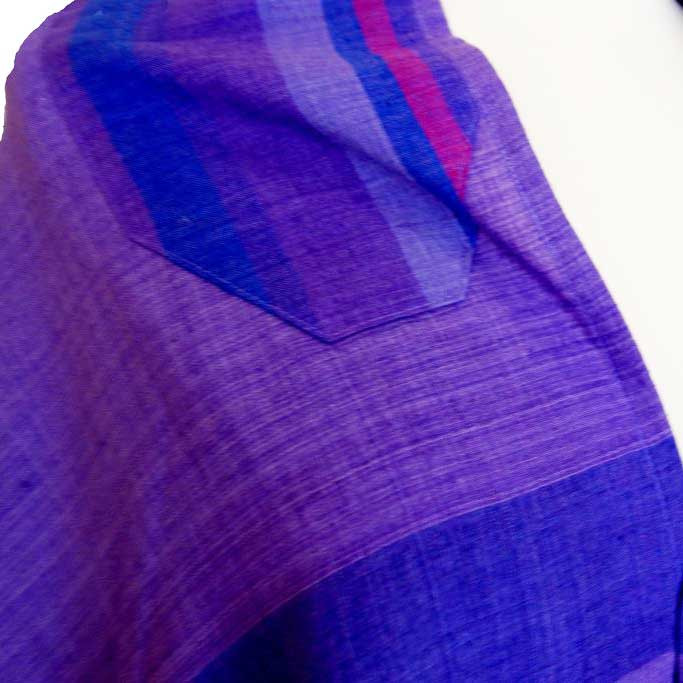 Jewish Tallit - Purple Stripe Hand Woven Talis