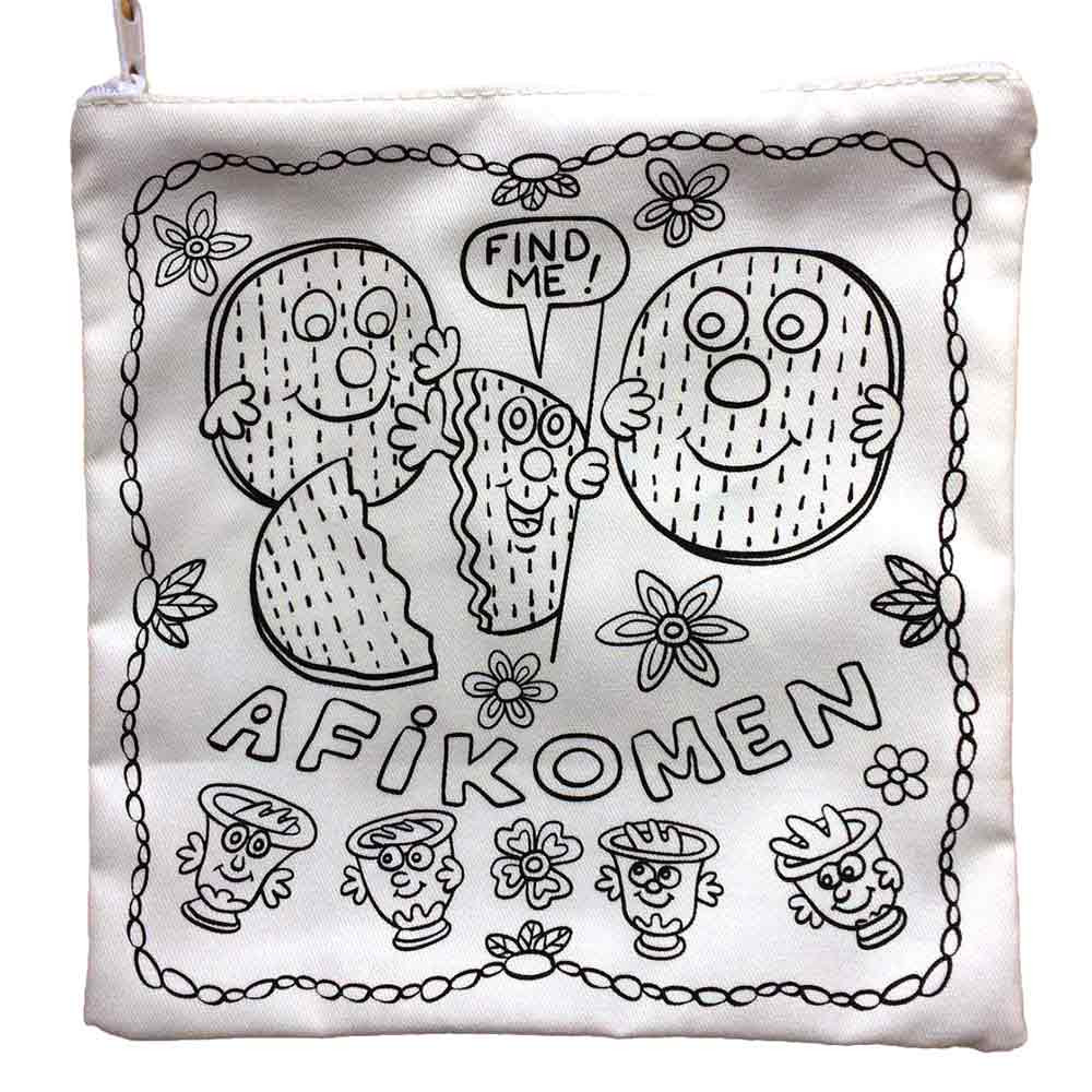 Color Your Own Afikomen Bag For Children's Passover