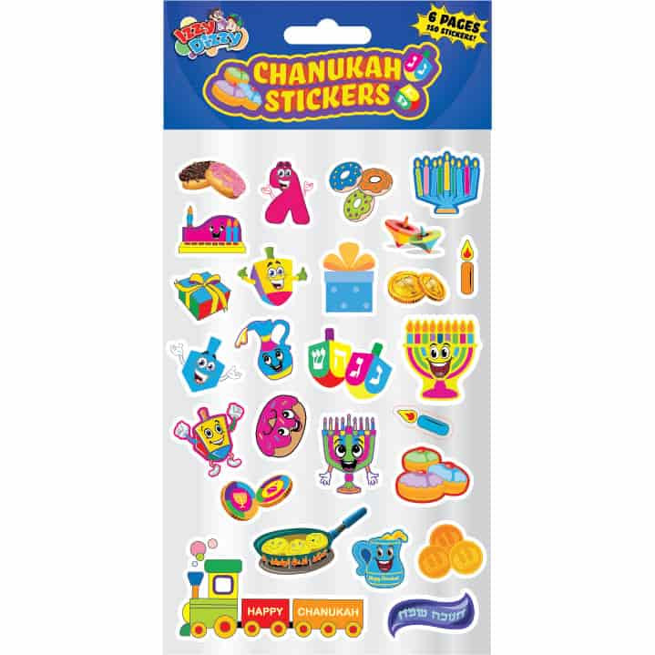 Whimsical Hanukkah Stickers