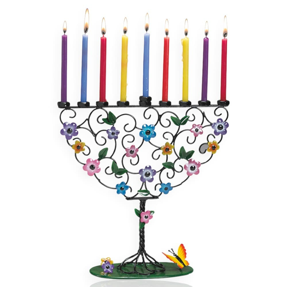 Flowering Tree Of Life Menorah