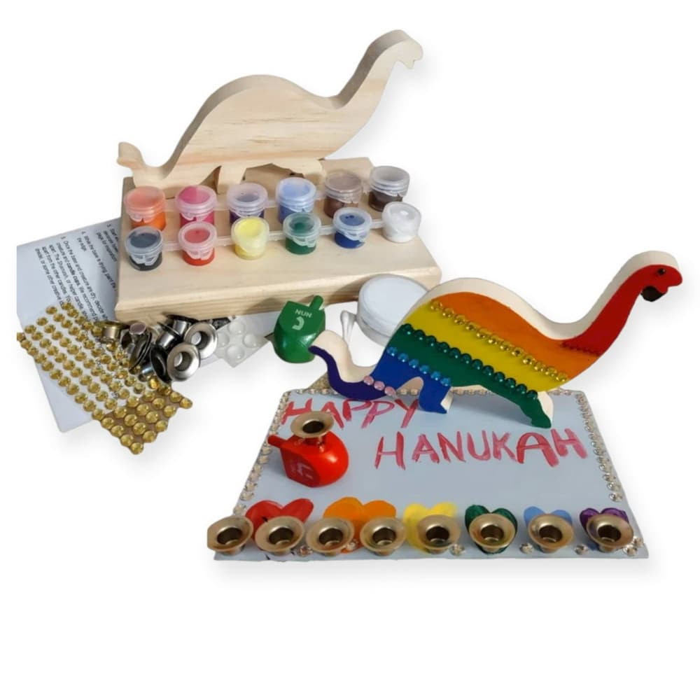 DIY Dinosaurs Menorah Craft Kit