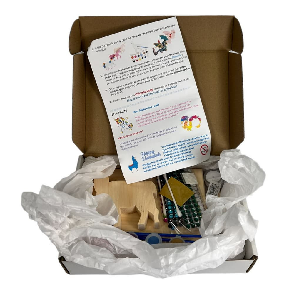 DIY Dinosaurs Menorah Craft Kit