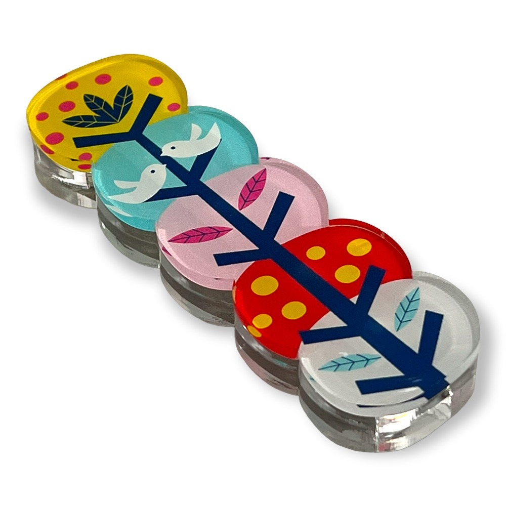 Colorful Tree Of Life Acrylic Home Mezuzah