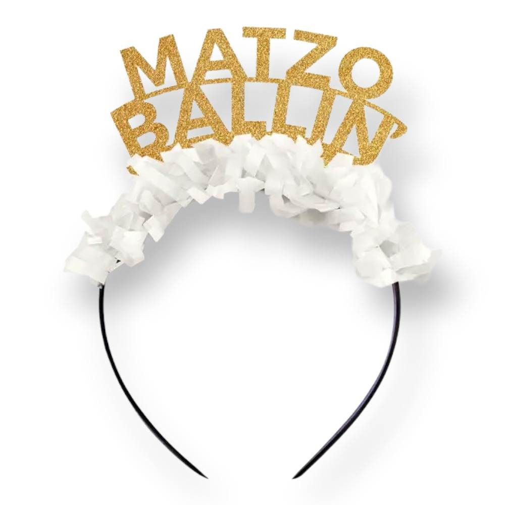 Matzo Ballin' Passover Headband Party Crown