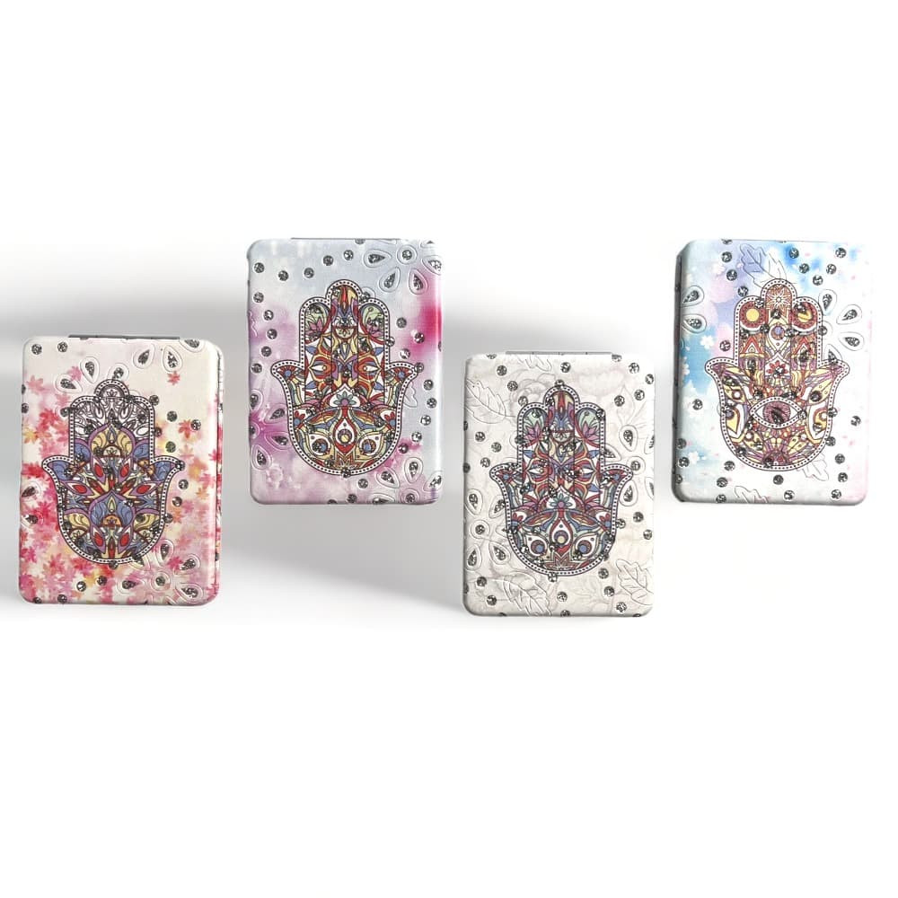 Decorative Hamsa Compact Mirror
