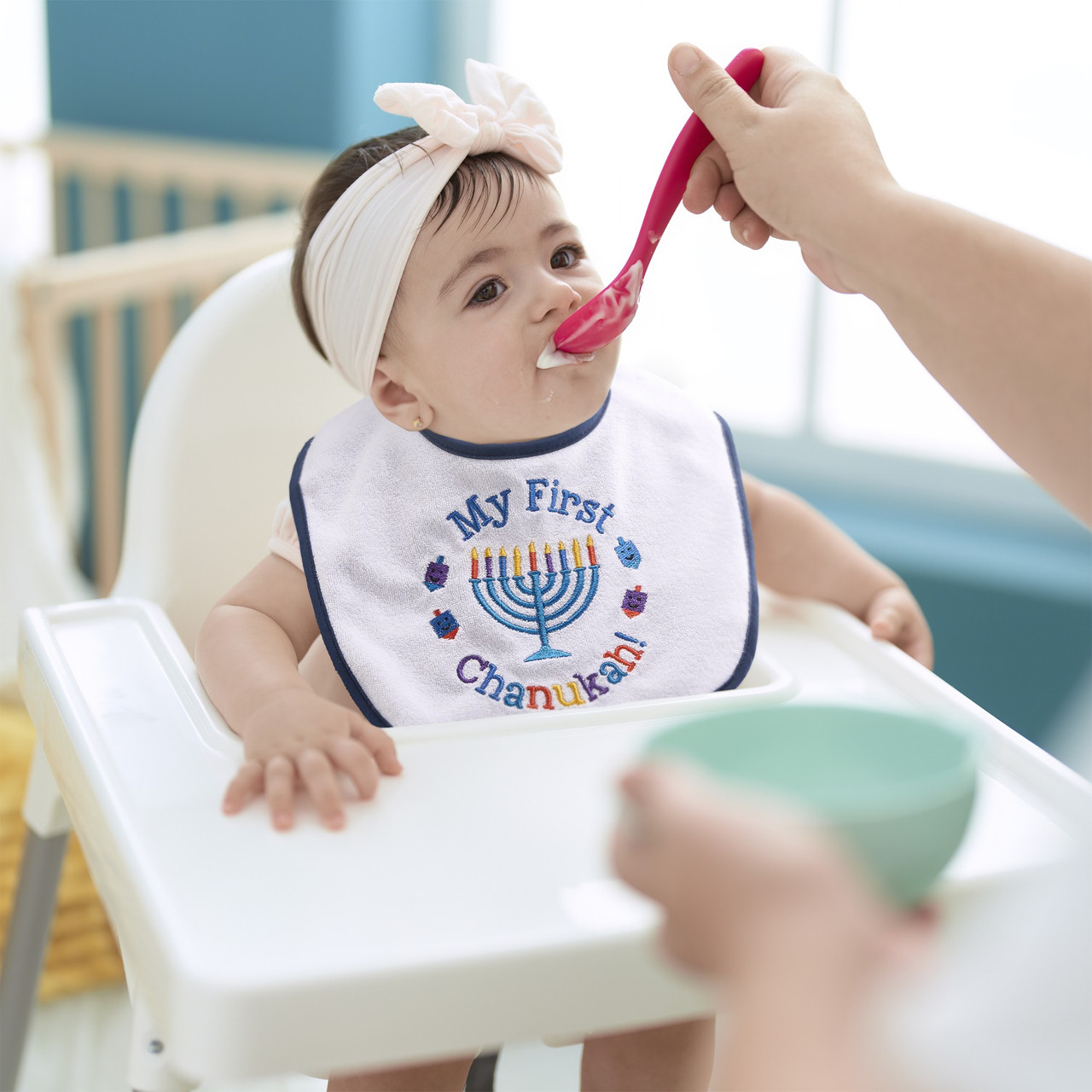 My First Chanukah! Baby Bib