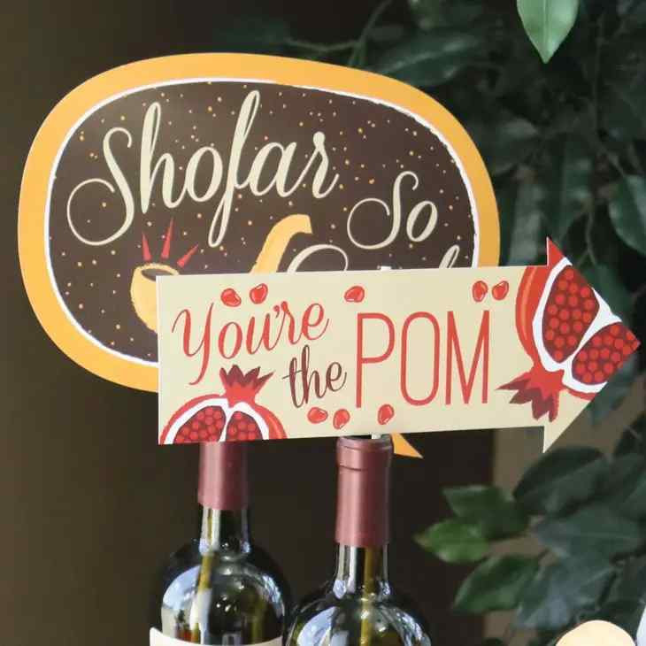 Funny High Holidays Celebration Theme Decorations & Photo Props