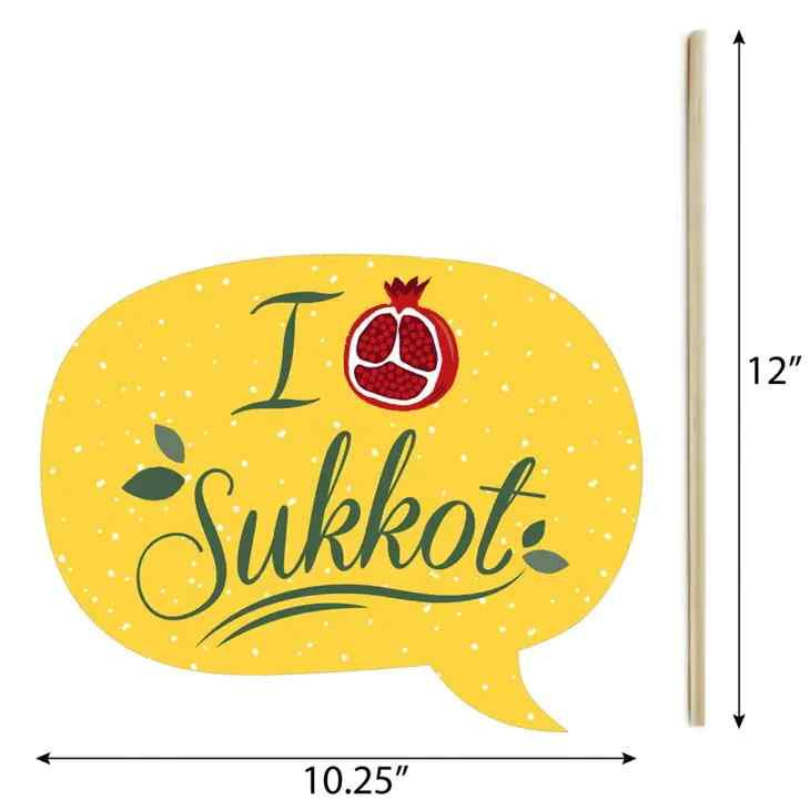 Fun And Colorful Sukkot Theme Decorations & Photo Props